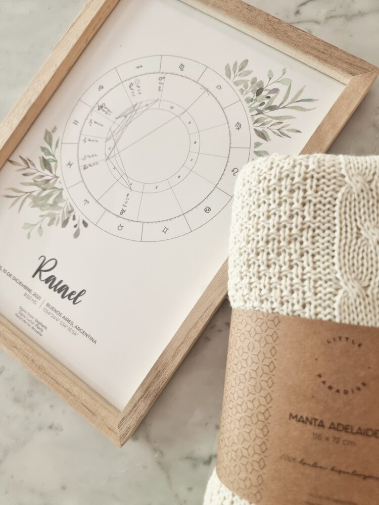 Cuadro Personalizado Carta Astral 🪐 - Wild Baby & Co